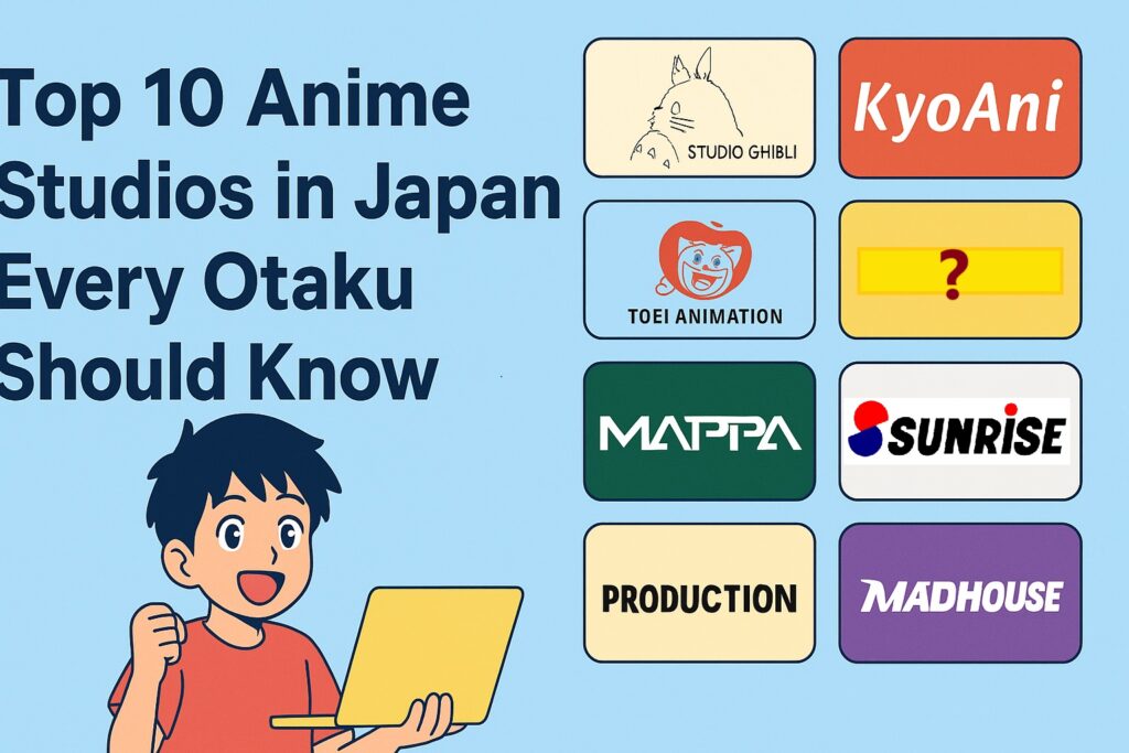 Top 10 Anime Studios in Japan Every Otaku Should Know | Otaku Trails